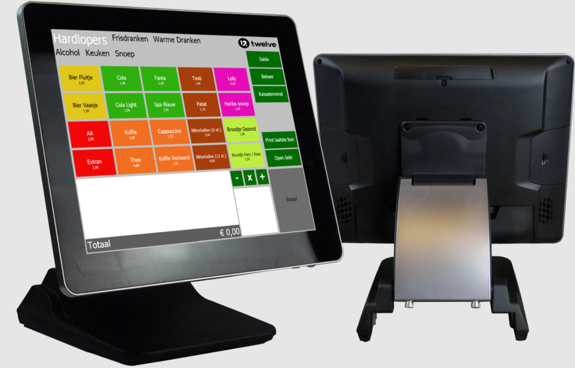 Hoe sluit ik mijn AKAM kassaterminal (versie 1) aan?